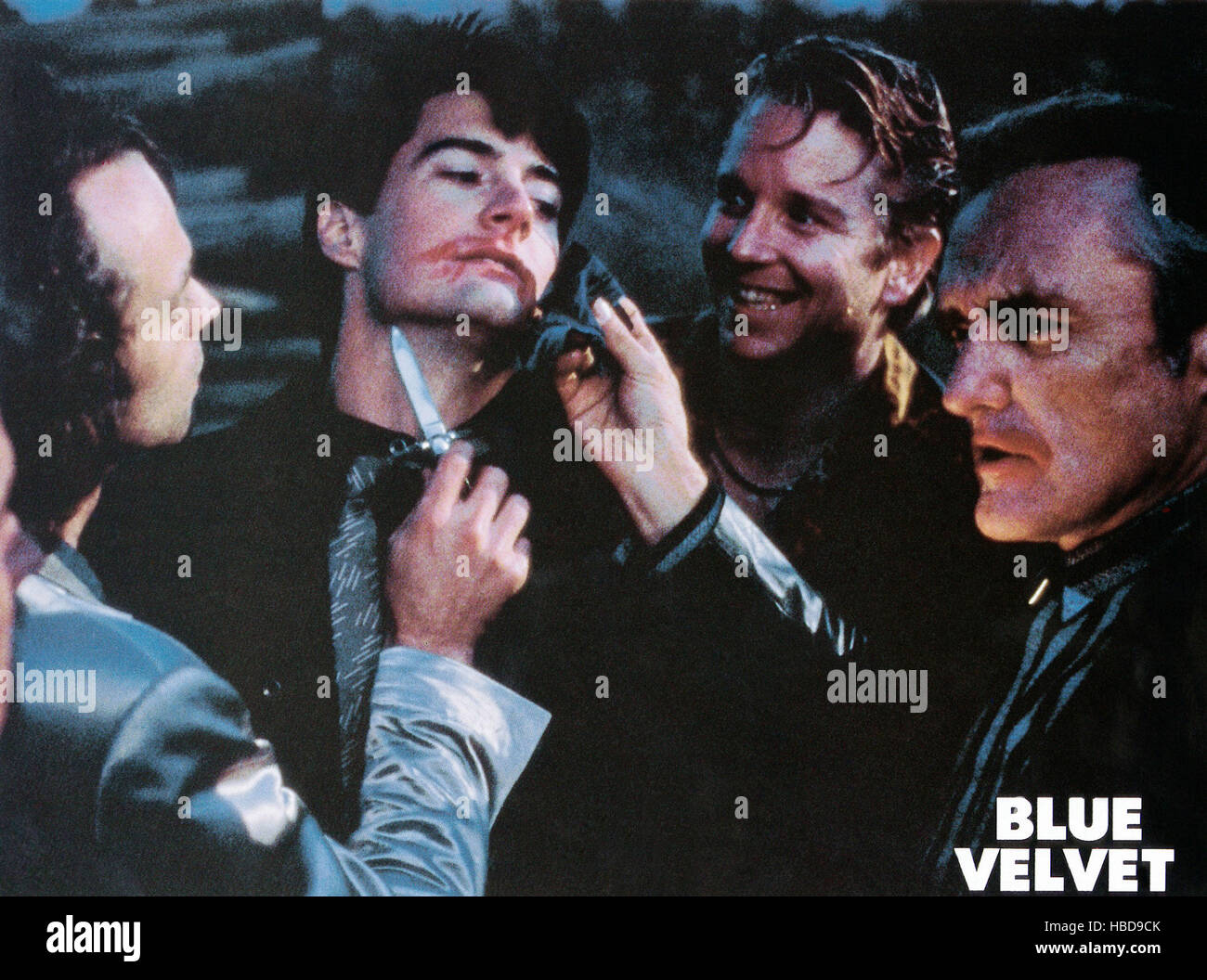 BLUE VELVET, from left: Brad Dourif, Kyle MacLachlan, J. Michael Hunter ...