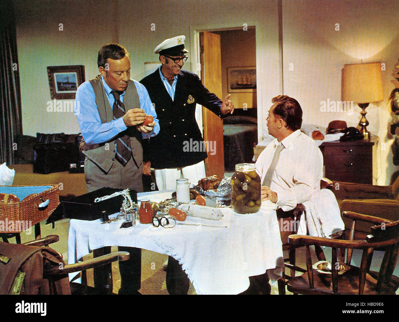 THE BOATNIKS, from left: Norman Fell, Phil Silvers, Mickey Shaughnessy ...