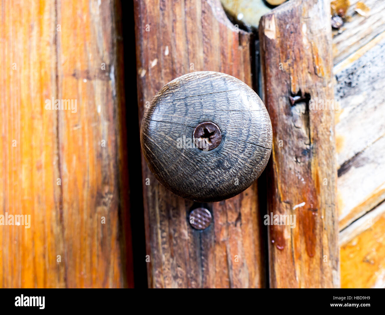 Metal lock and Wooden texture and background Stock Photo - Alamy