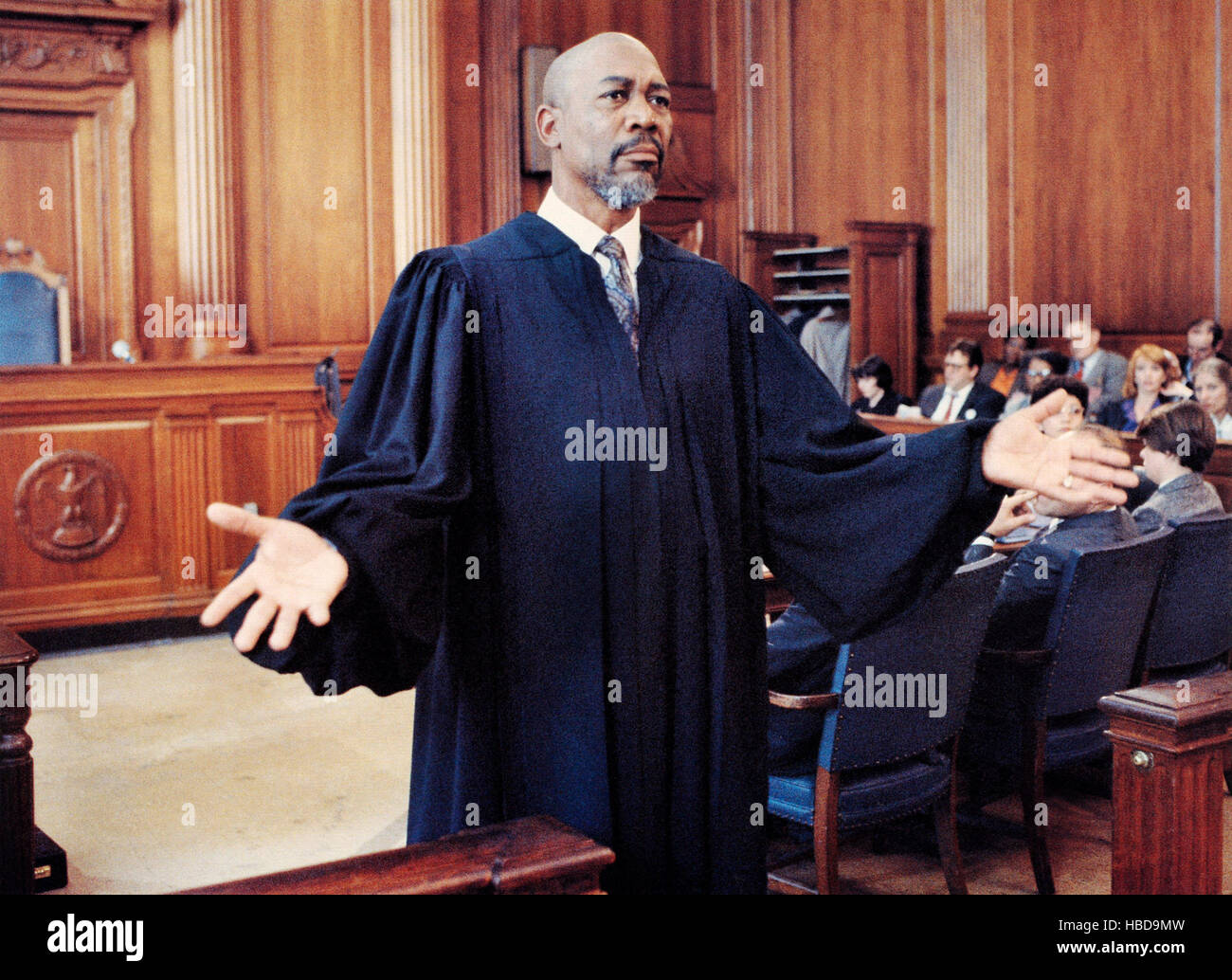 THE BONFIRE OF THE VANITIES, Morgan Freeman, 1990. ©Warner Brothers ...