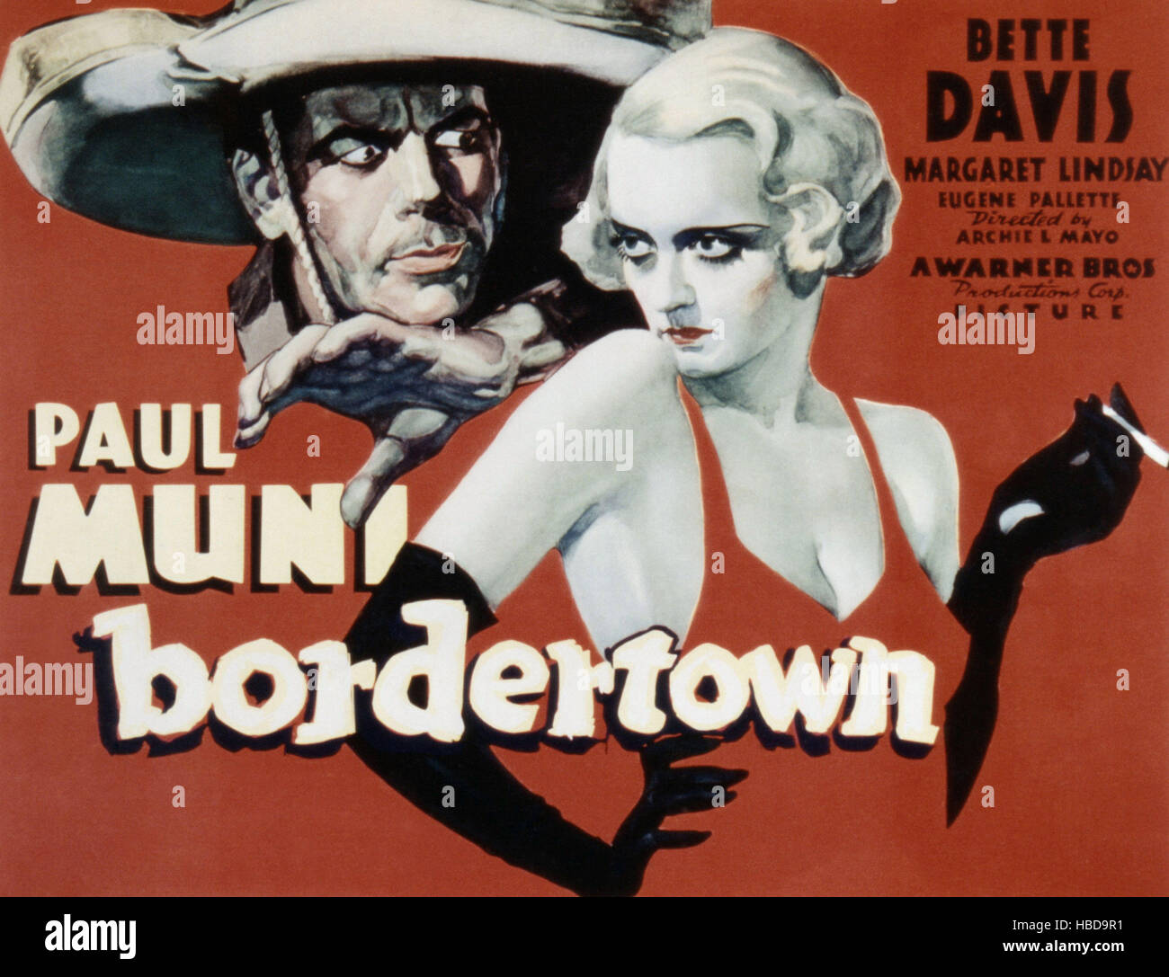 BORDERTOWN, Paul Muni, Bette Davis, 1935 Stock Photo - Alamy