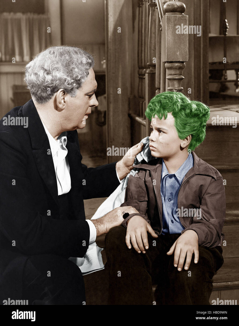 THE BOY WITH GREEN HAIR, from left: Pat O'Brien, Dean Stockwell, 1948 ...