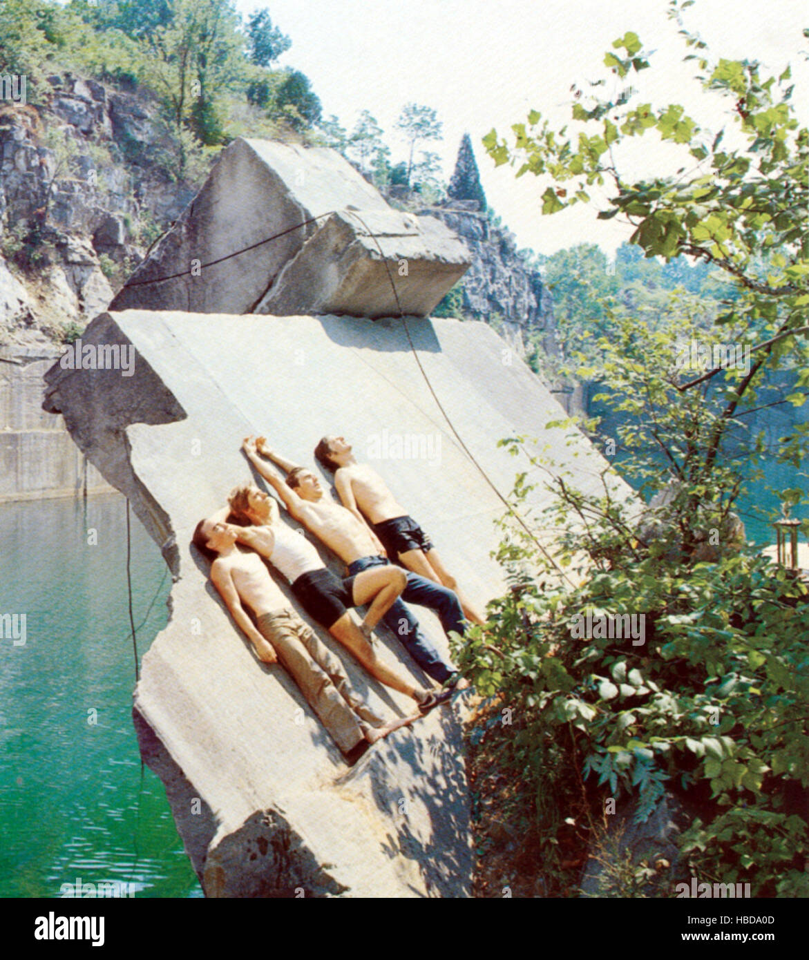 BREAKING AWAY, from left: Jackie Earle Haley, Dennis Christopher, Dennis Quaid, Daniel Stern ...