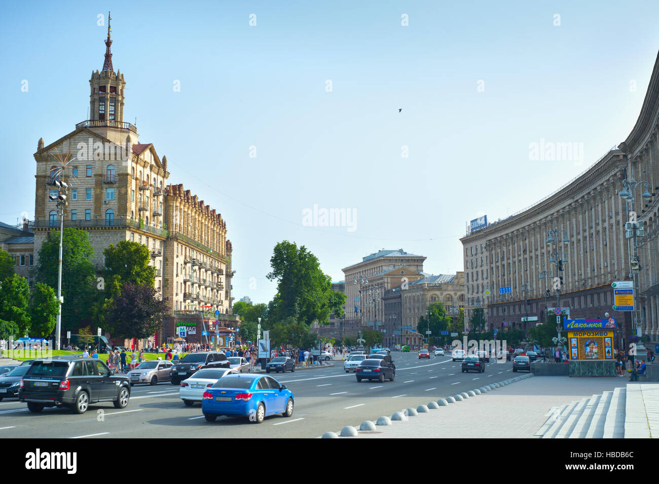 Downtown kiev hi-res stock photography and images - Alamy