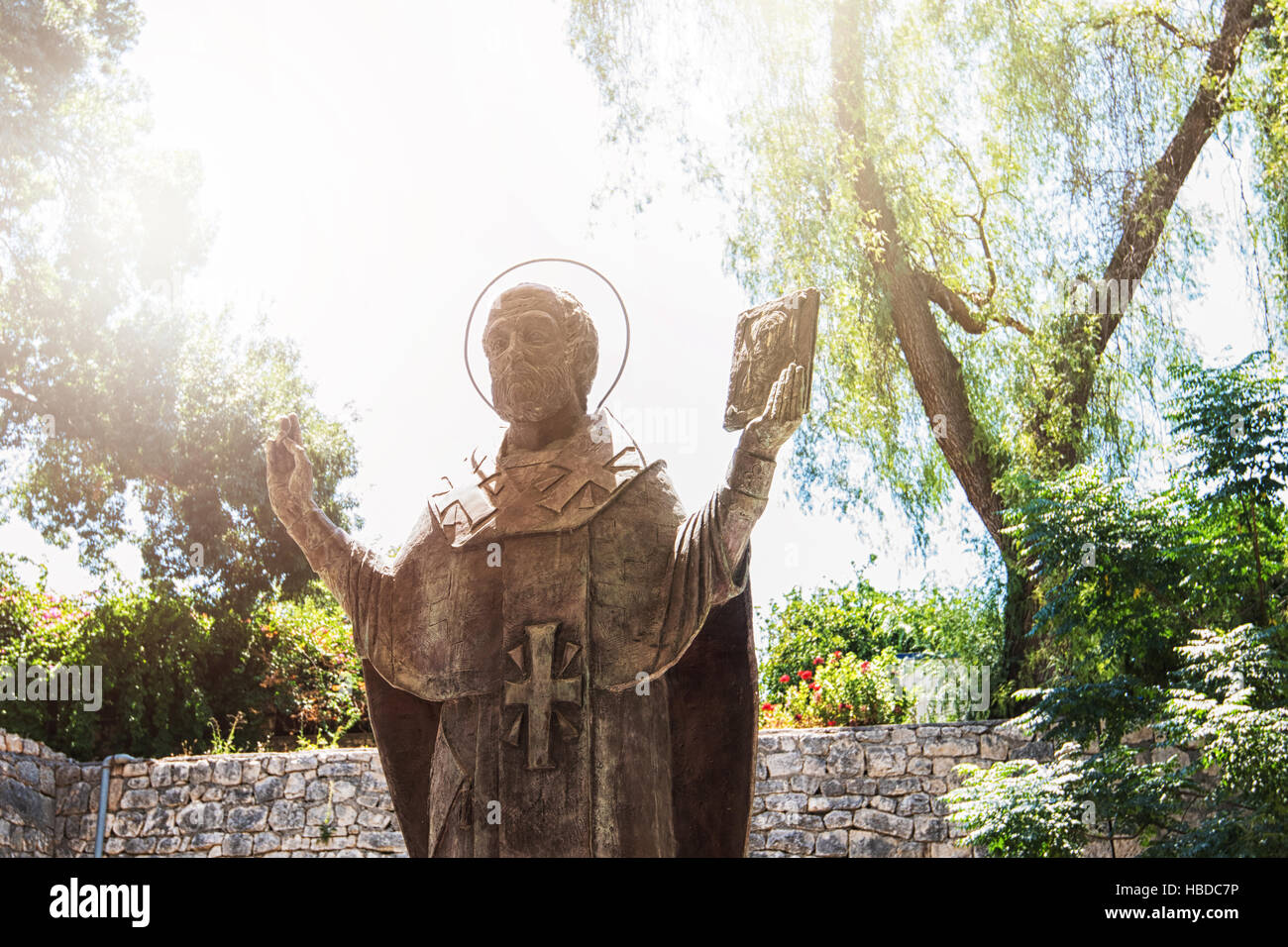 The statue of St. Nicholas in Demre, Turkey Stock Photo - Alamy