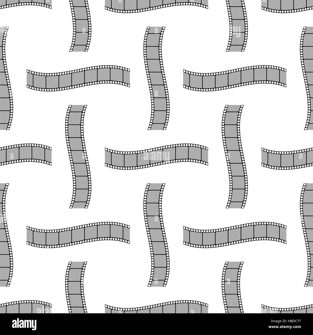 Retro Film Stripes Seamless Cinema Pattern Stock Photo - Alamy