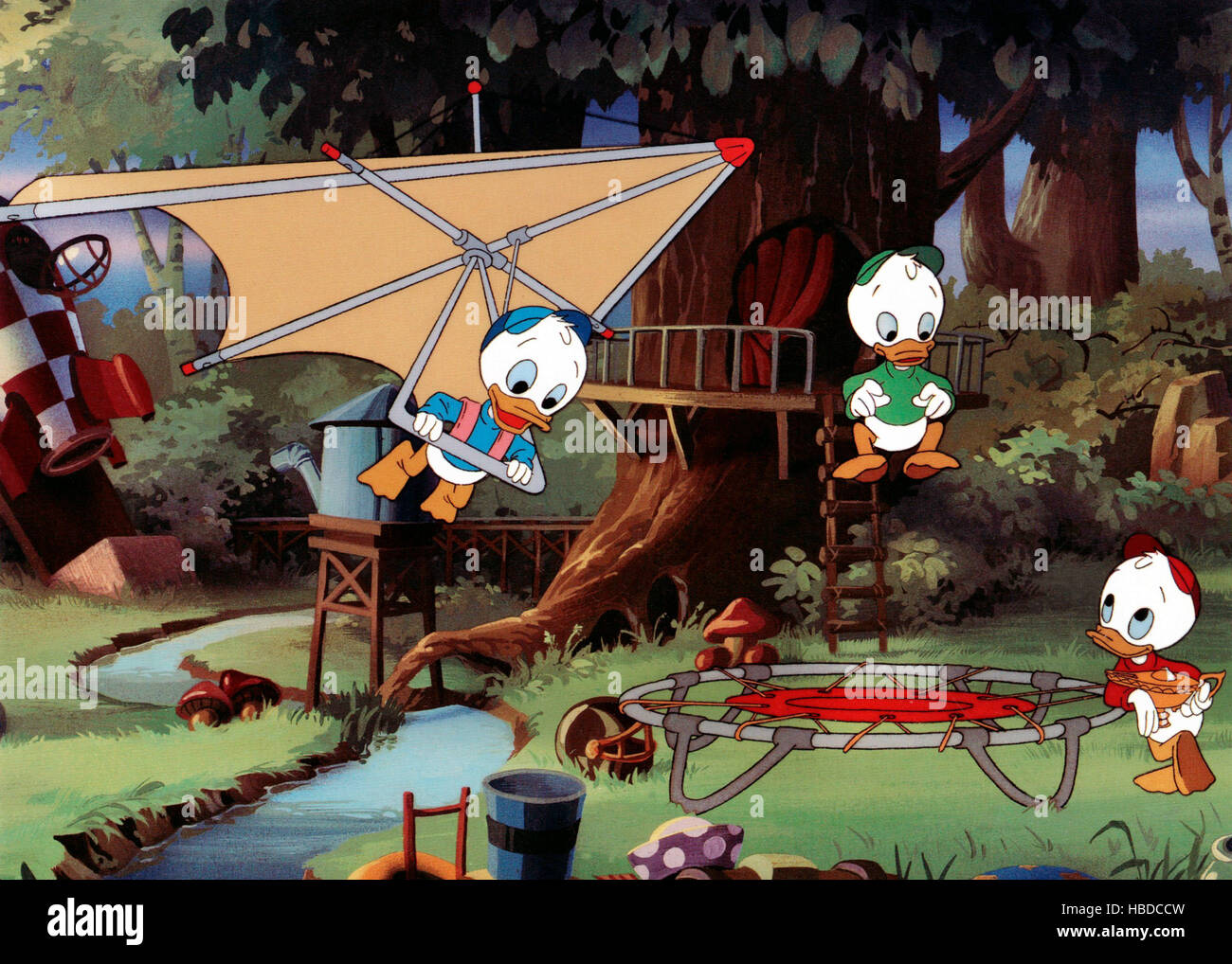 DUCKTALES: THE MOVIE-TREASURE OF THE LOST LAMP, from left: Dewie Duck ...