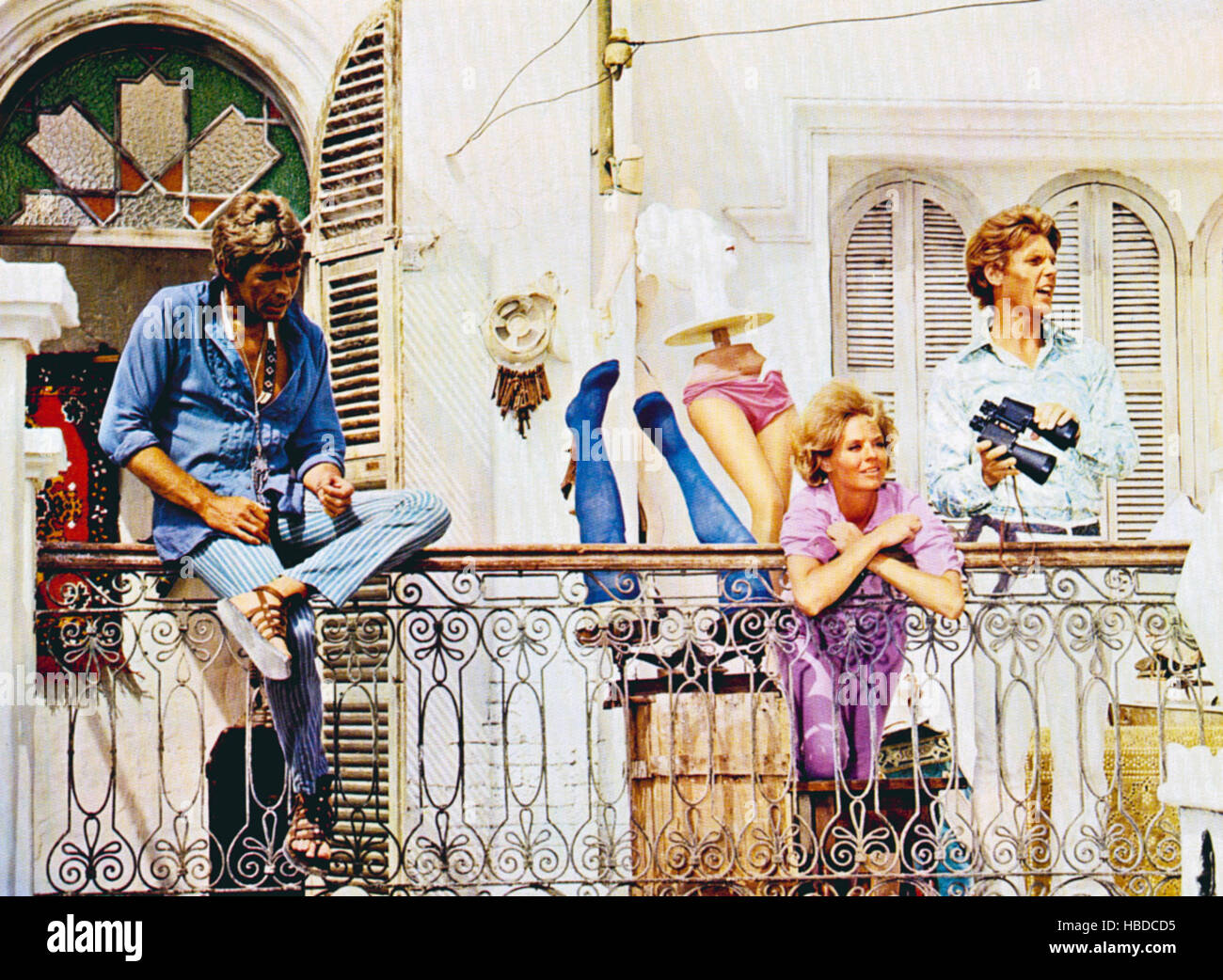 DUFFY, from left: James Coburn, Susannah York, James Fox, 1968 Stock ...