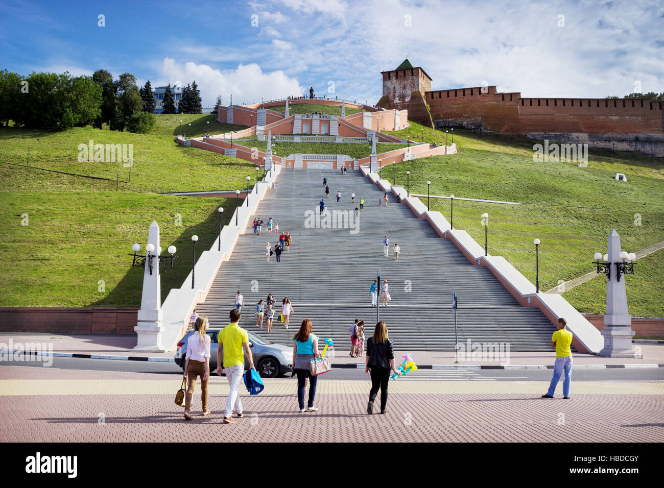 Chkalov staircase hi-res stock photography and images - Alamy