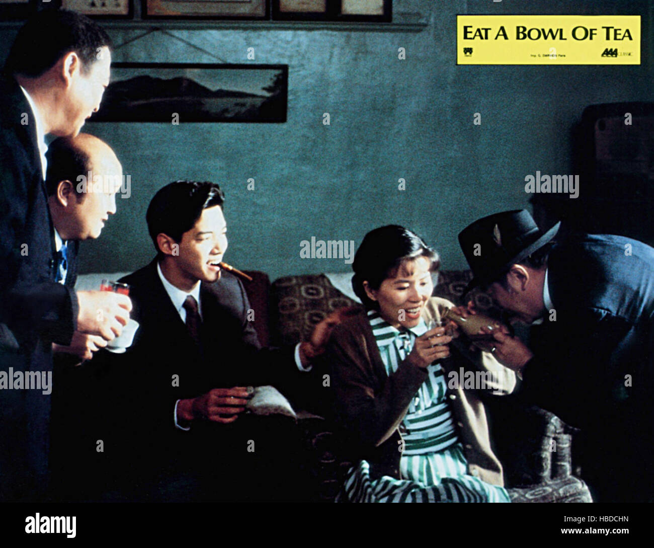 EAT A BOWL OF TEA, seated from left: Russell Wong, Cora Miao, 1989 ...
