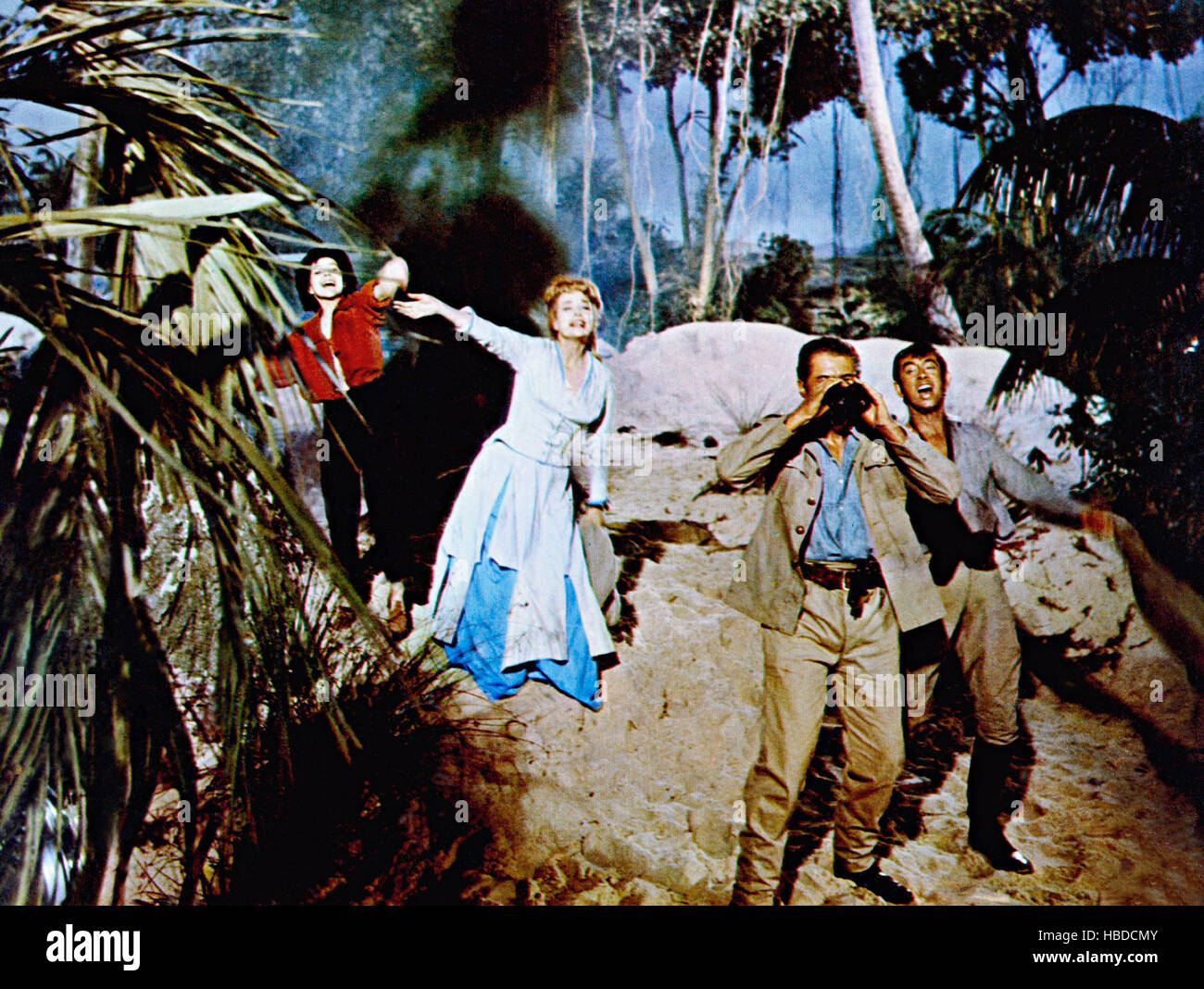 EAST OF SUDAN, Jenny Agutter (red shirt), Sylvia Syms (white dress ...