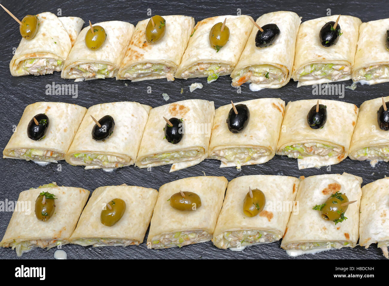 Flatbread wraps hi-res stock photography and images - Alamy