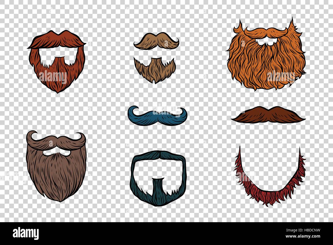 Mouth beard Stock Vector Images - Alamy