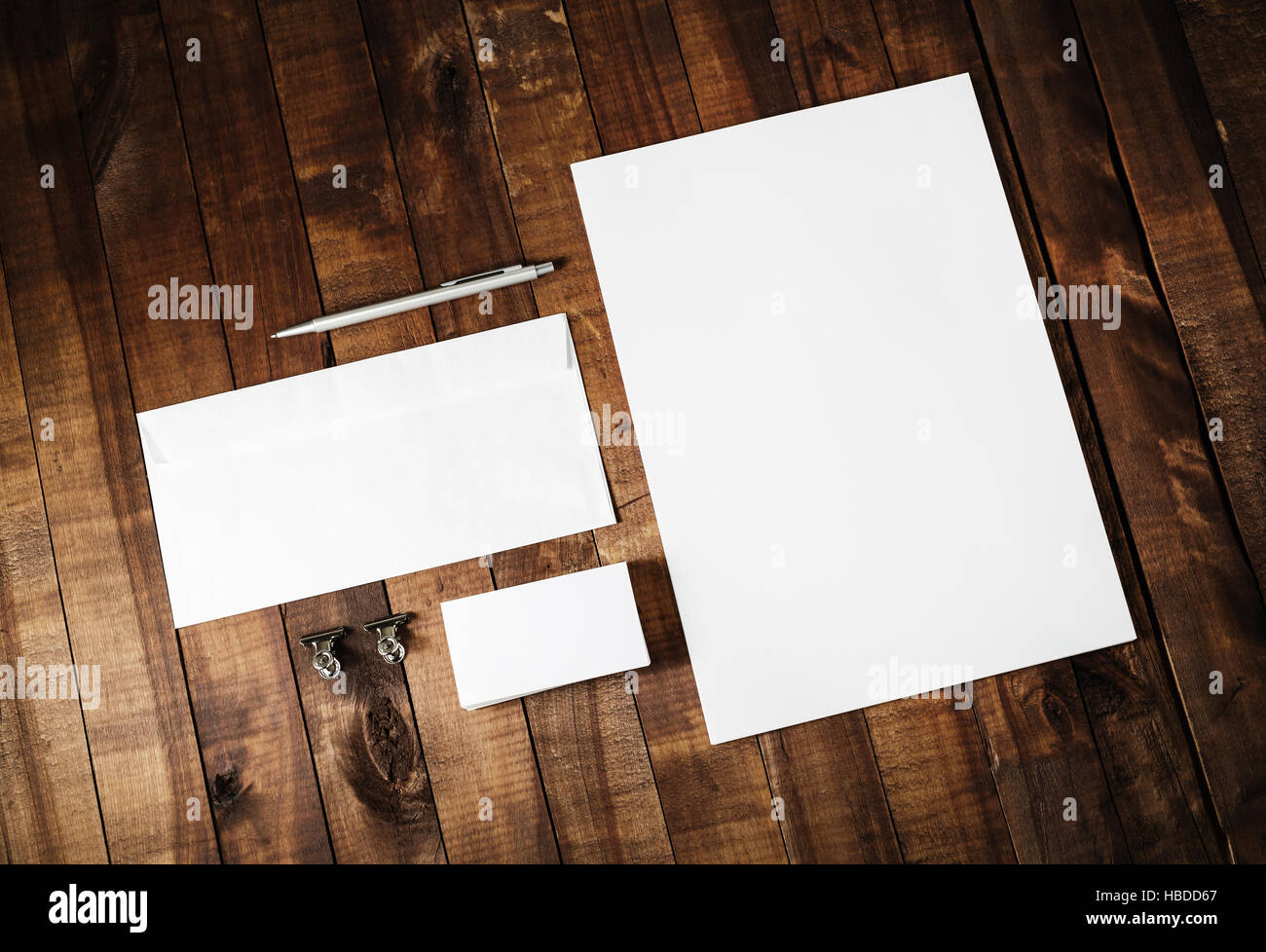 Blank identity template Stock Photo - Alamy