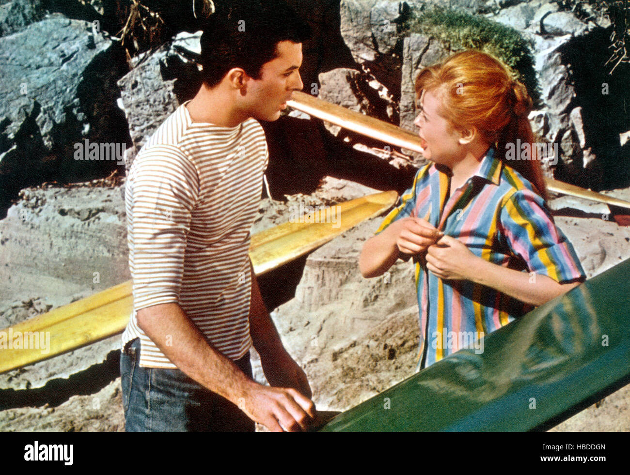 GIDGET GOES HAWAIIAN, James Darren, Deborah Walley, 1961 Stock Photo ...