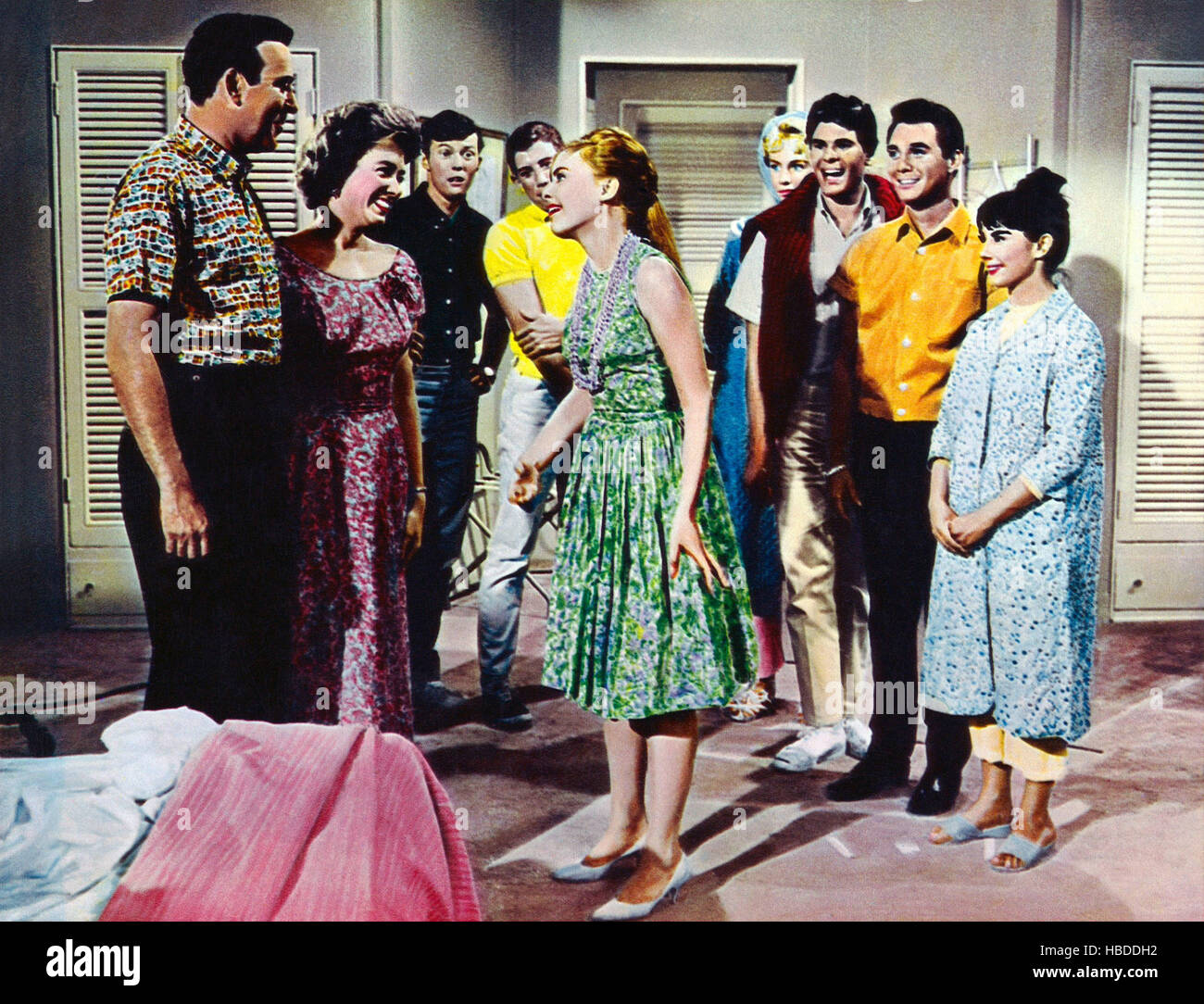 GIDGET GOES HAWAIIAN, front from left: Carl Reiner, Jeff Donnell ...