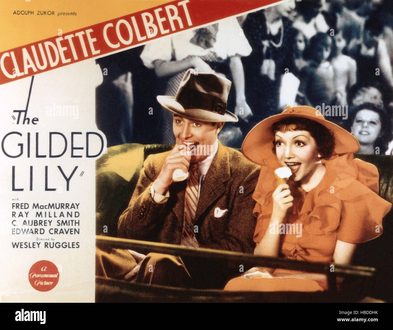 THE GILDED LILY, from left: Ray Milland, Claudette Colbert, 1935 Stock ...