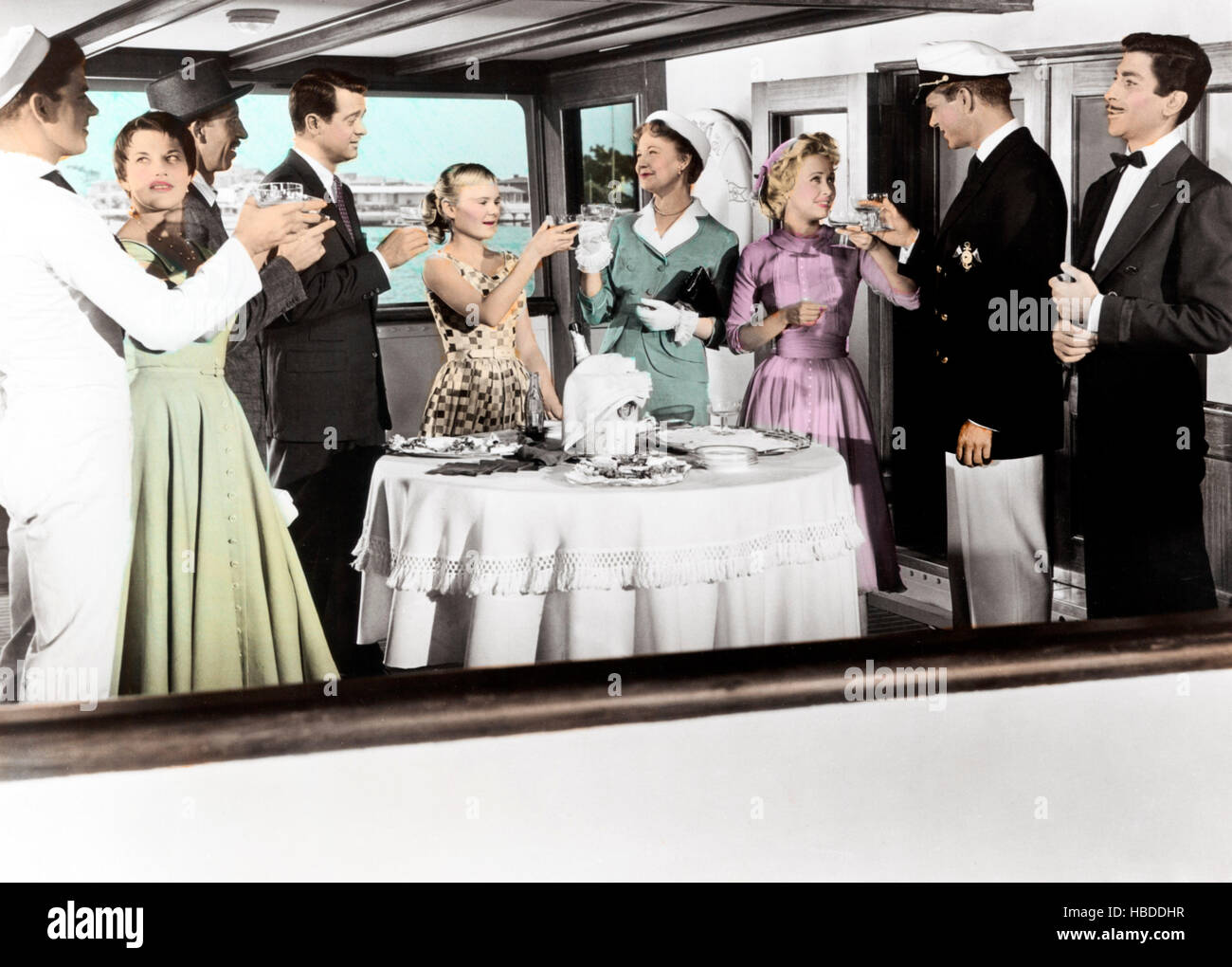 THE GIRL MOST LIKELY, l-r: Kelly Brown, Kaye Ballard, Frank Cady, Tommy ...