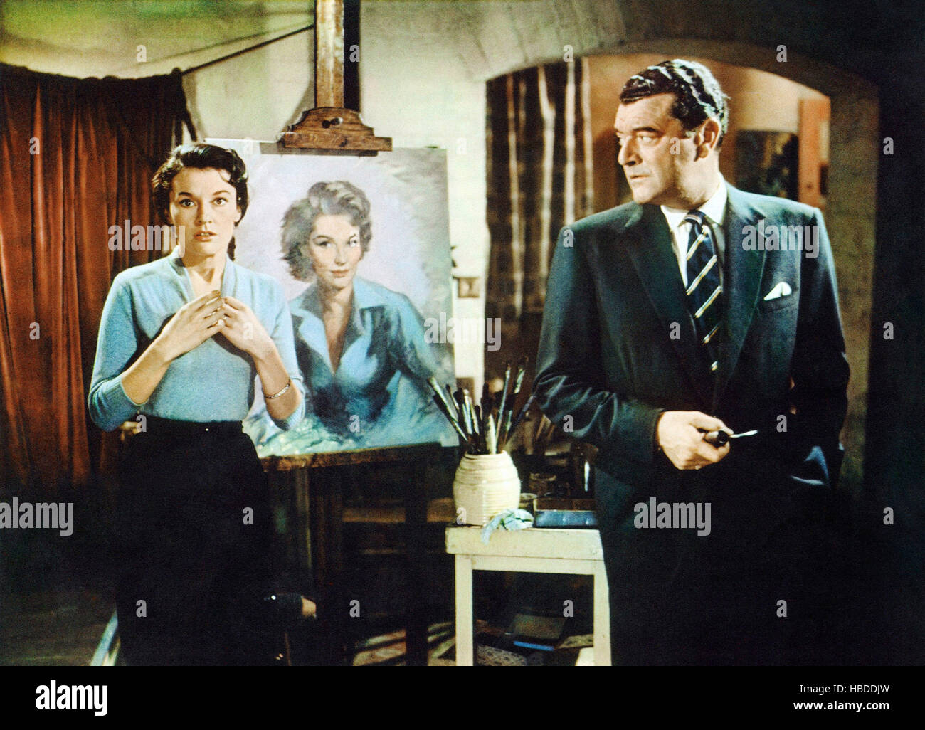 GIDEON OF SCOTLAND YARD, (aka GIDEON'S DAY), from left: Dianne Foster ...