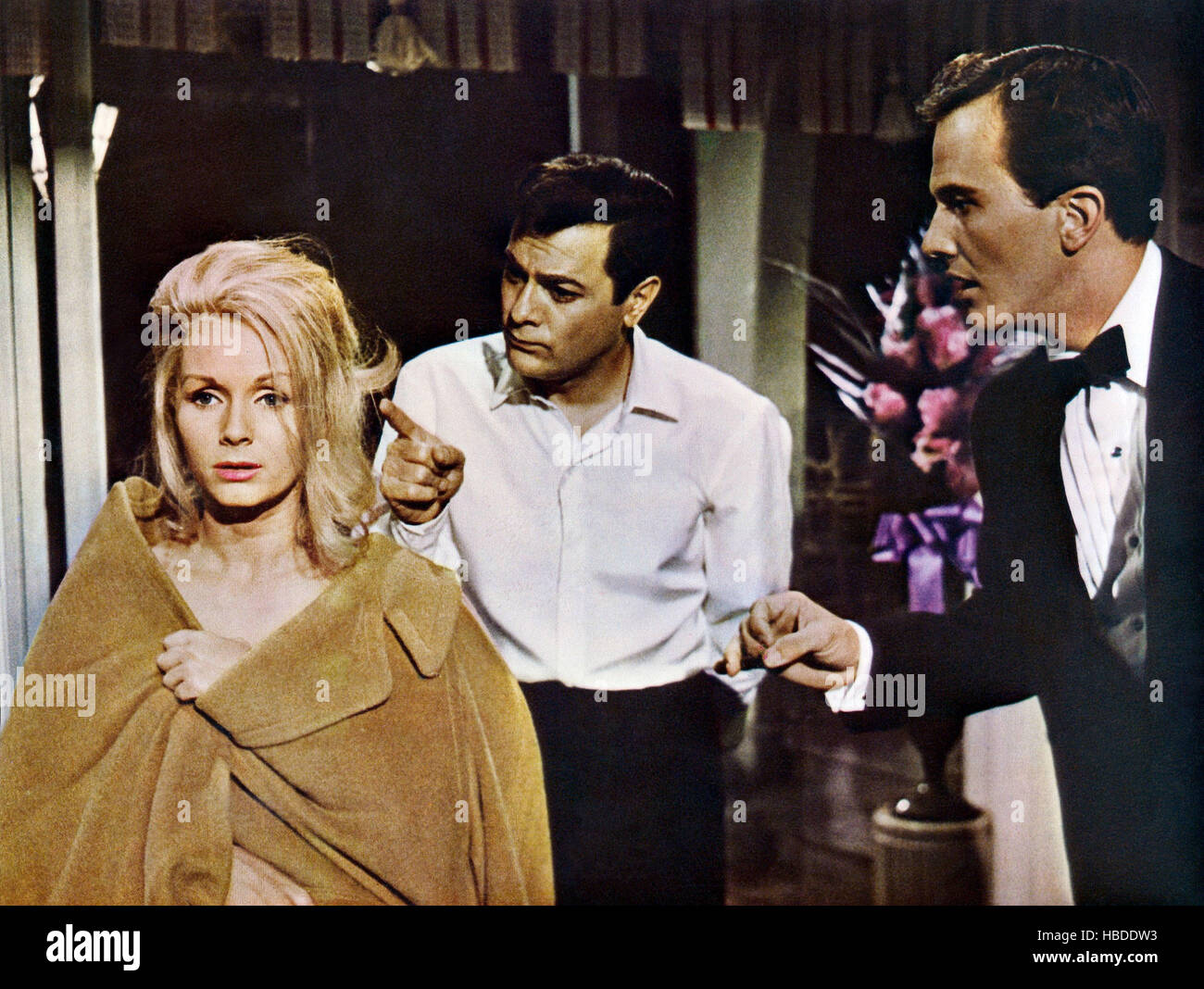 GOODBYE CHARLIE, from left: Debbie Reynolds, Tony Curtis, Pat Boone ...