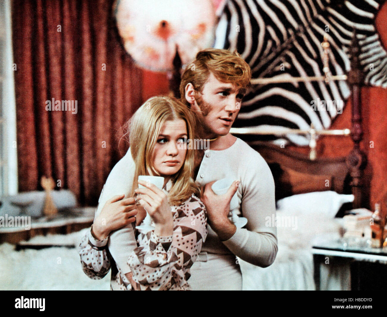 GOODBYE GEMINI, front to back: Judy Geeson, Alexis Kanner, 1970 Stock ...