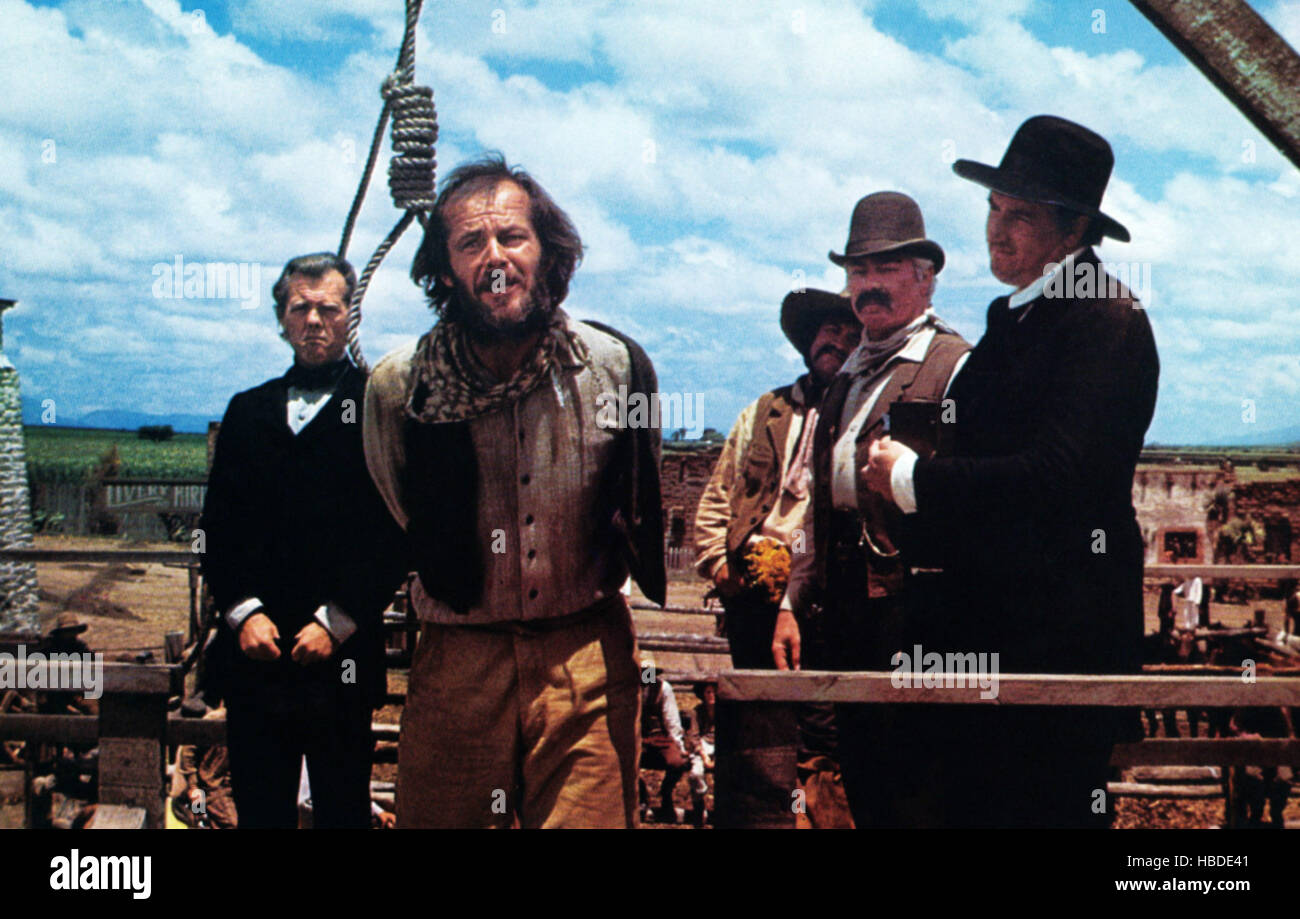 GOIN' SOUTH, Dennis Fimple (left rear), Jack Nicholson (front), John ...