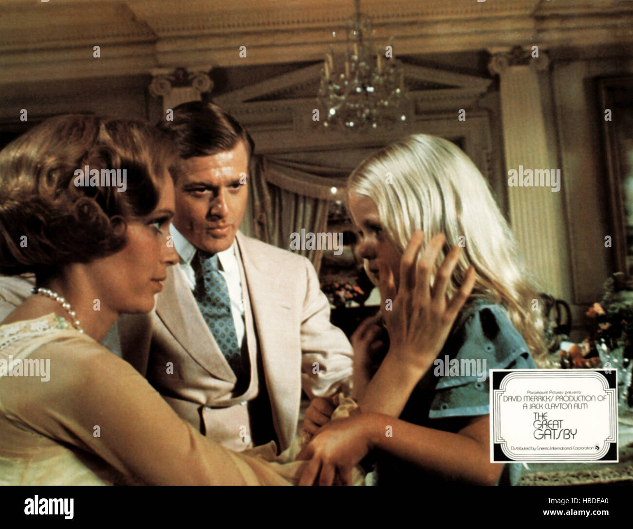 THE GREAT GATSBY, Mia Farrow, Robert Redford, Patsy Kensit, 1974 Stock ...