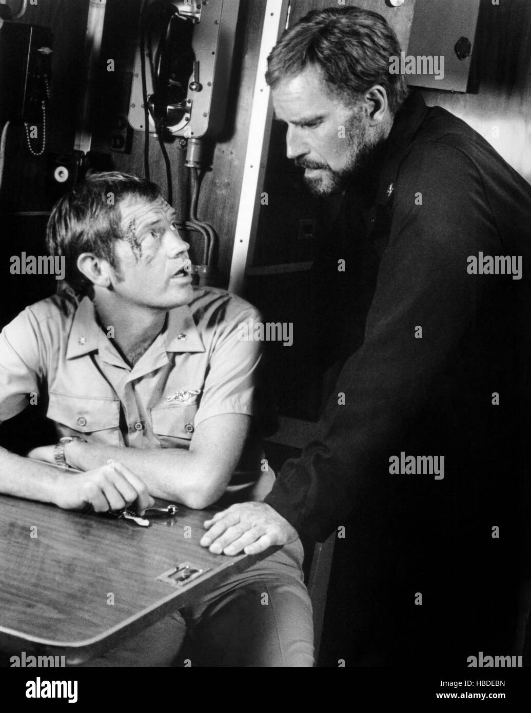 GRAY LADY DOWN, from left, Ronny Cox, Charlton Heston, 1978, ©Universal ...