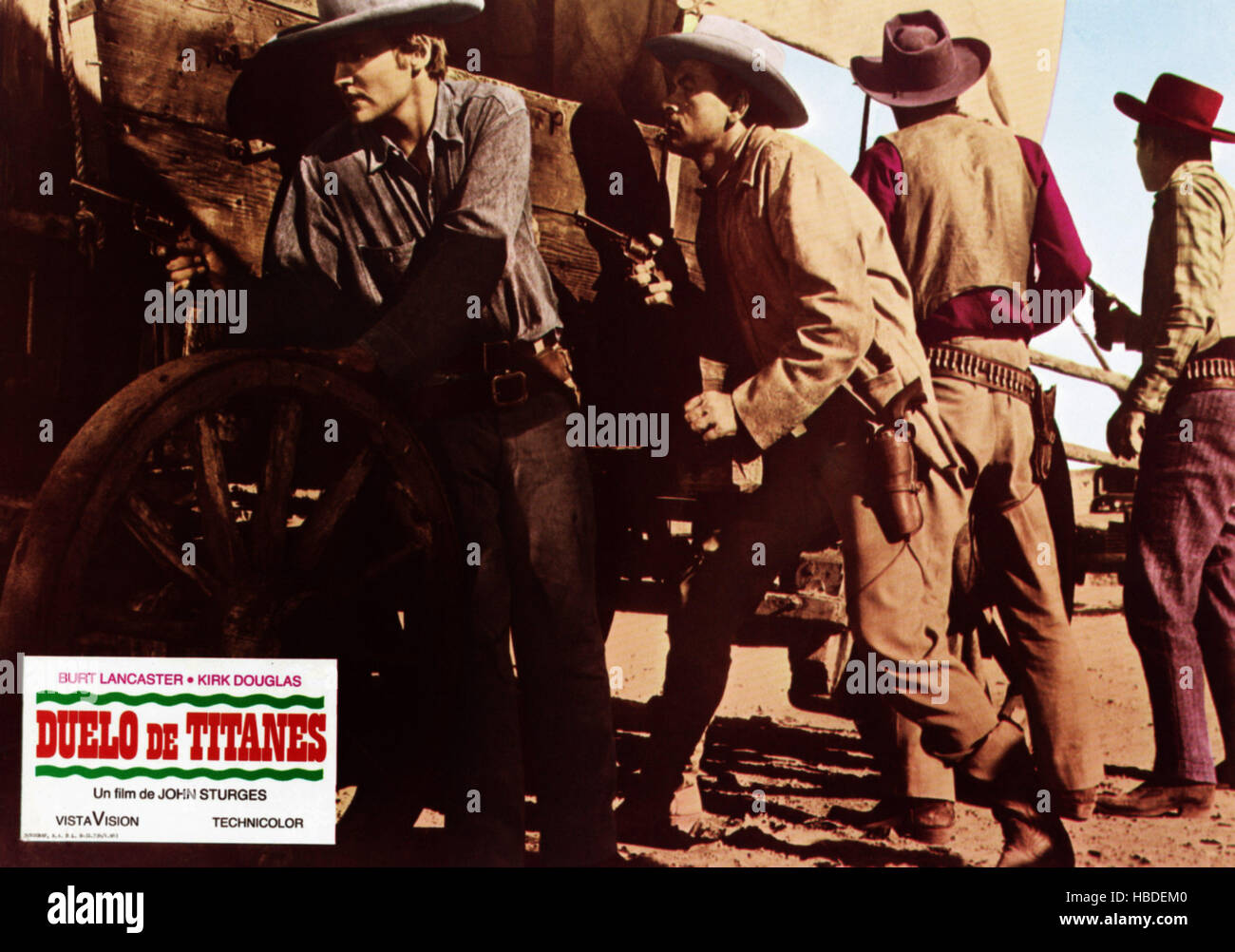 GUNFIGHT AT THE O.K. CORRAL, (aka DUELO DE TITANES), from left: Dennis Hopper, John Ireland ...