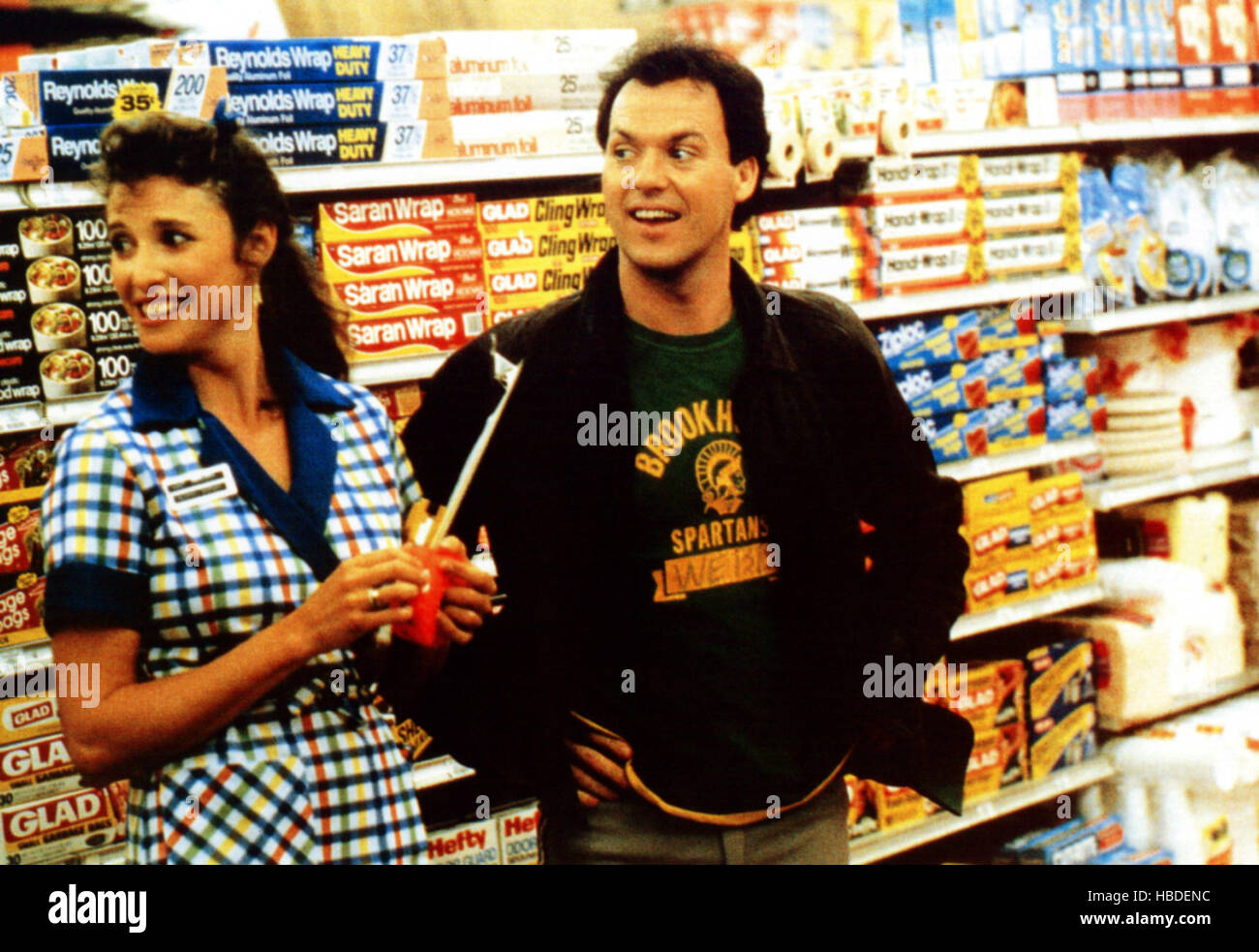 GUNG HO, from left: Mimi Rogers, Michael Keaton, 1986, © Paramount ...