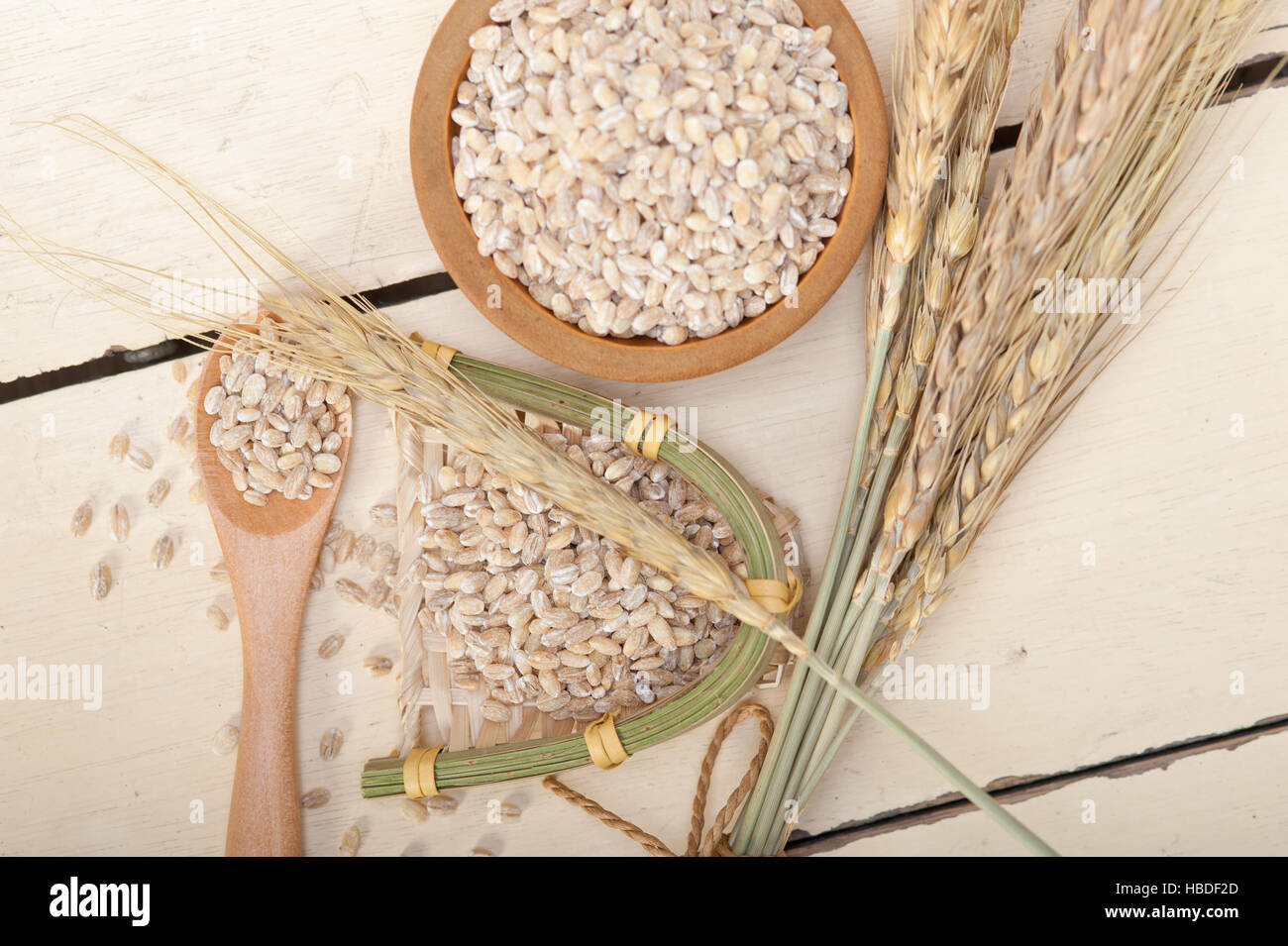 organic barley grains Stock Photo - Alamy