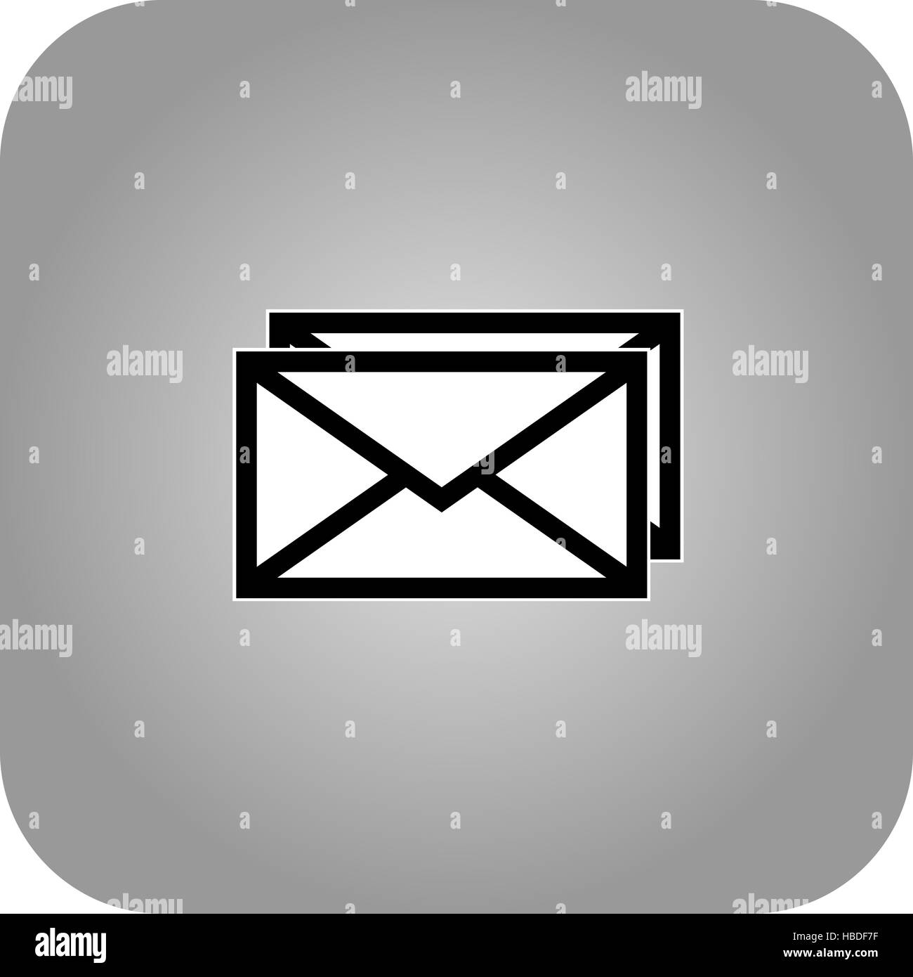 Email symbol letter icon Stock Photo - Alamy