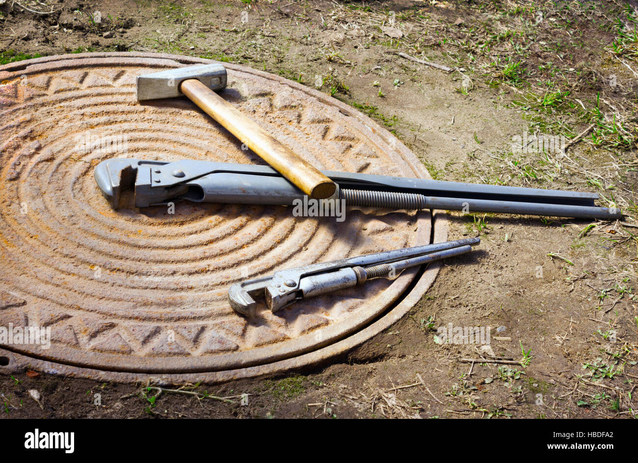 Drain hatch hi-res stock photography and images - Alamy