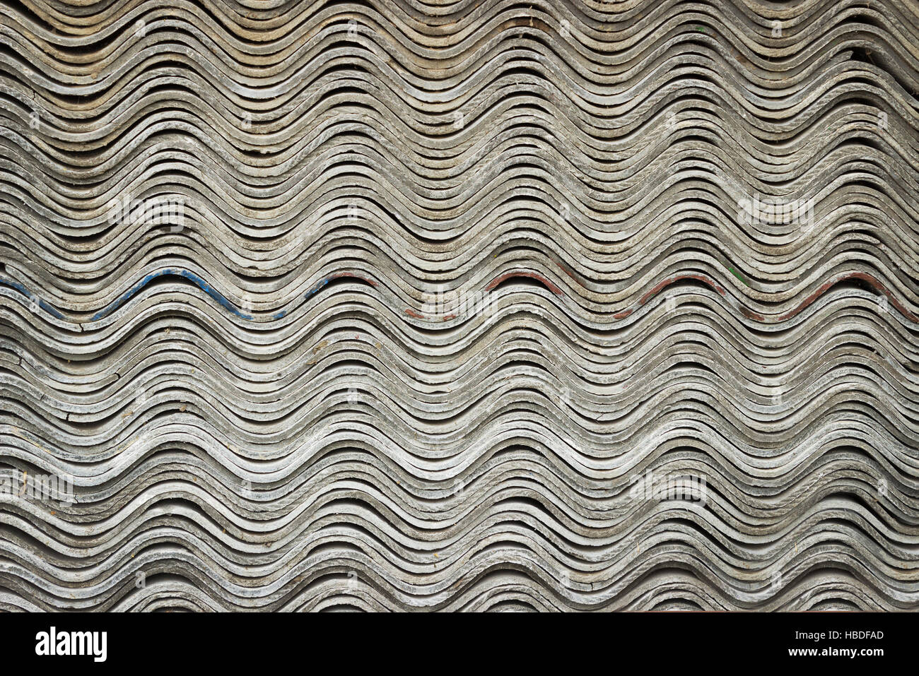 Corrugated slate, folded into each other Stock Photo - Alamy