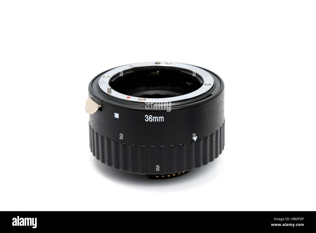 Ring Macro Extension Tube on white background Stock Photo - Alamy