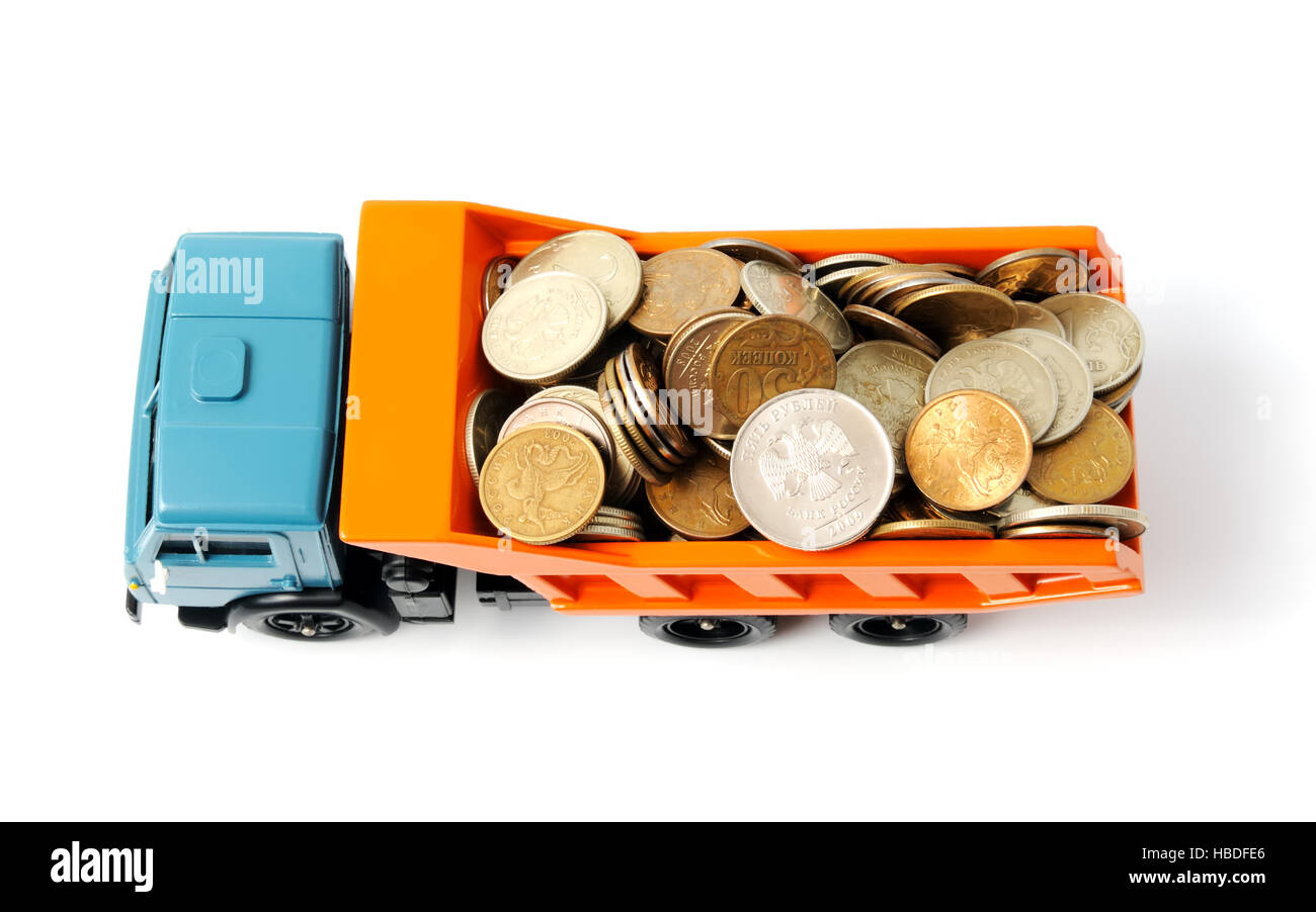 Transportation money isolated on a white background Stock Photo - Alamy