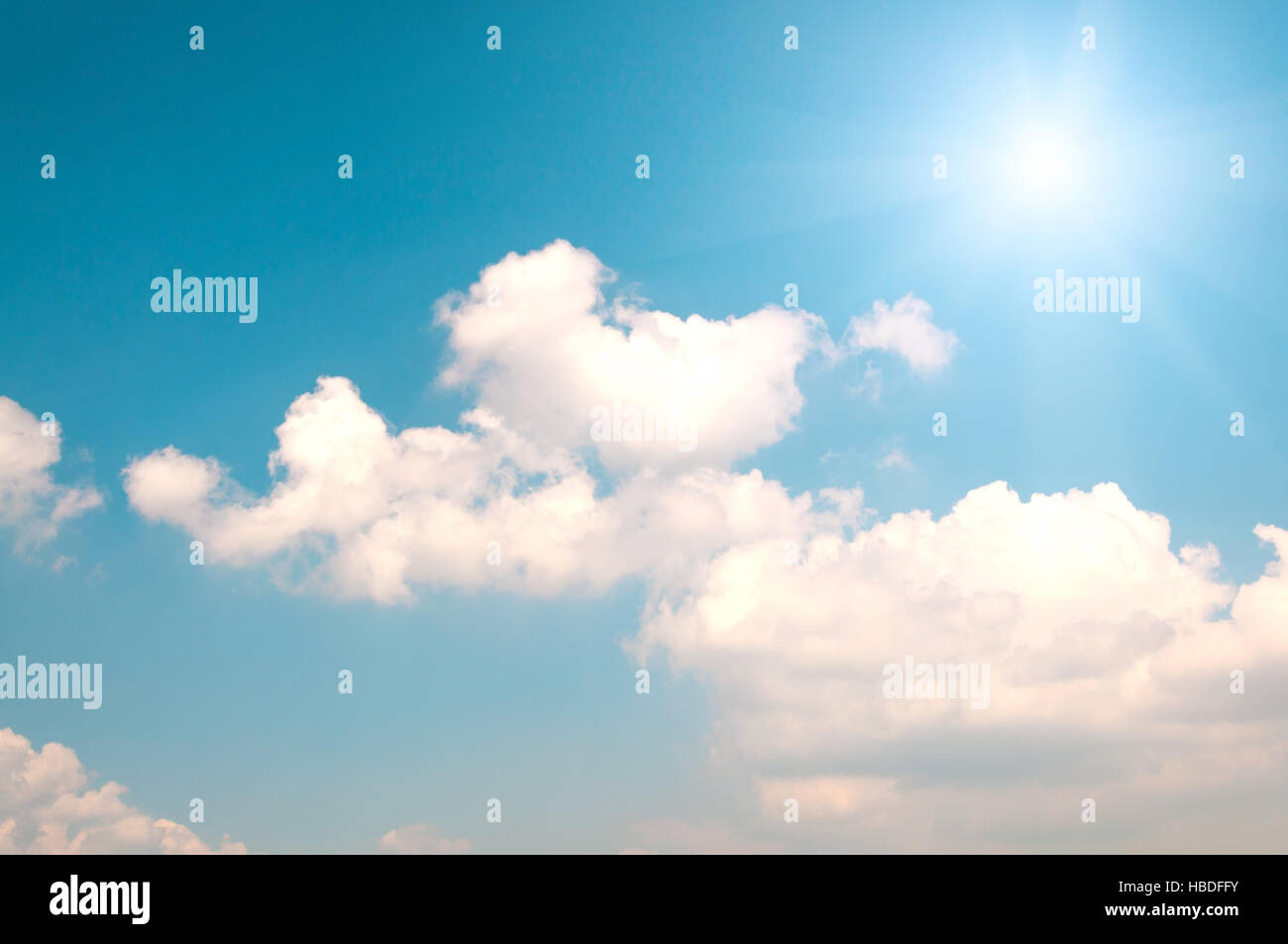 Abstract background of blue sky and clouds Stock Photo - Alamy