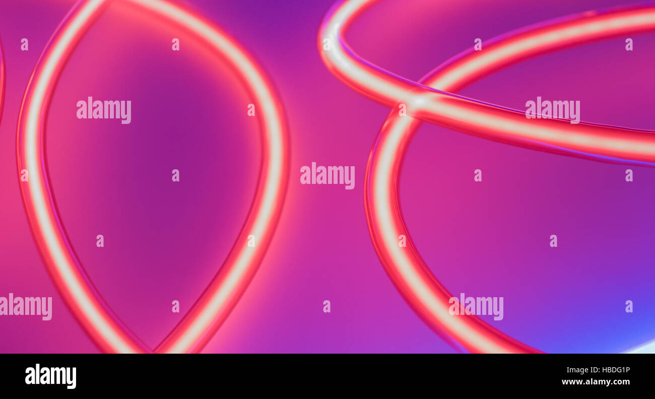 Red modern neon lights signs Stock Photo - Alamy