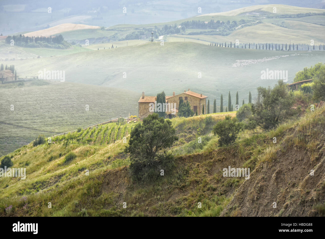 Tuscany Landscapes VI Stock Photo - Alamy