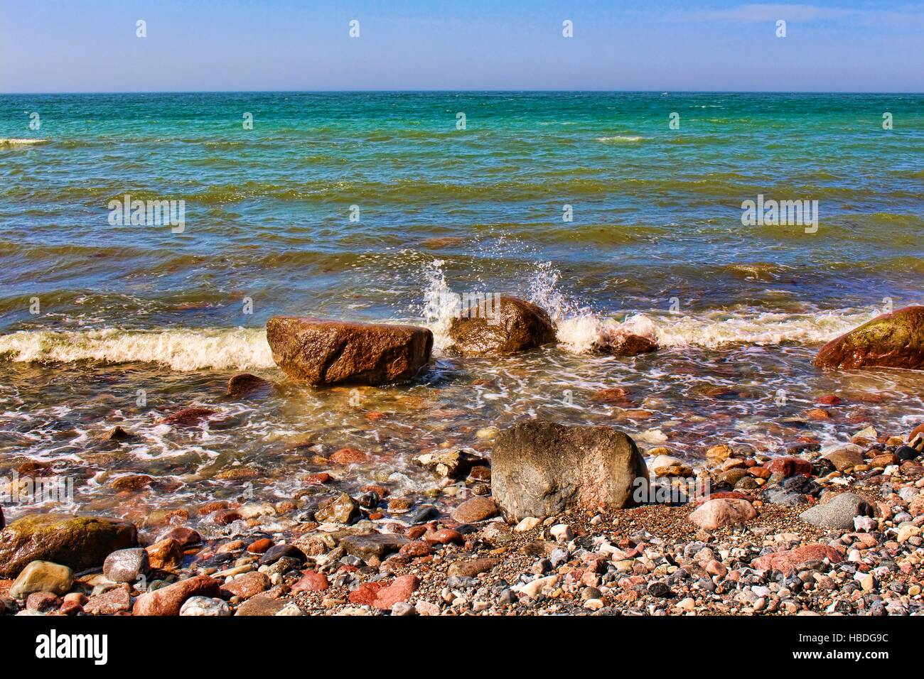 Look At The Baltic Sea Stock Photo - Alamy