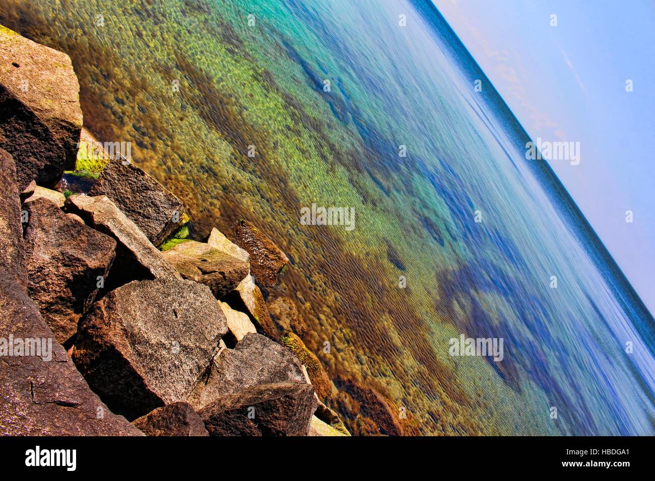 Look At The Baltic Sea Stock Photo - Alamy