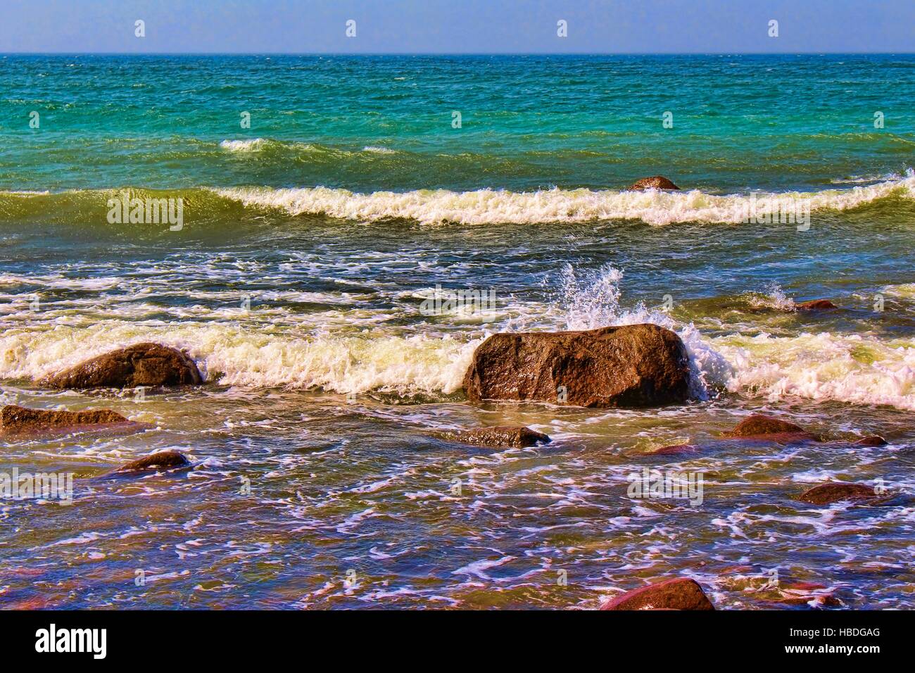 Look At The Baltic Sea Stock Photo - Alamy