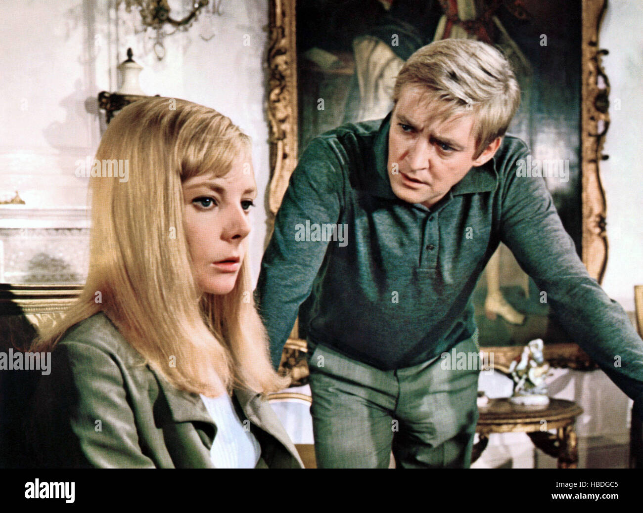 INTERLUDE, from left: Barbara Ferris, Oskar Werner, 1968 Stock Photo ...