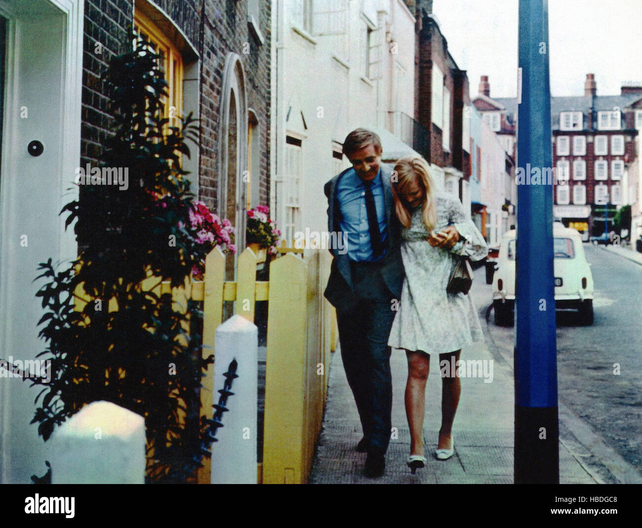 INTERLUDE, from left: Oskar Werner, Barbara Ferris, 1968 Stock Photo ...