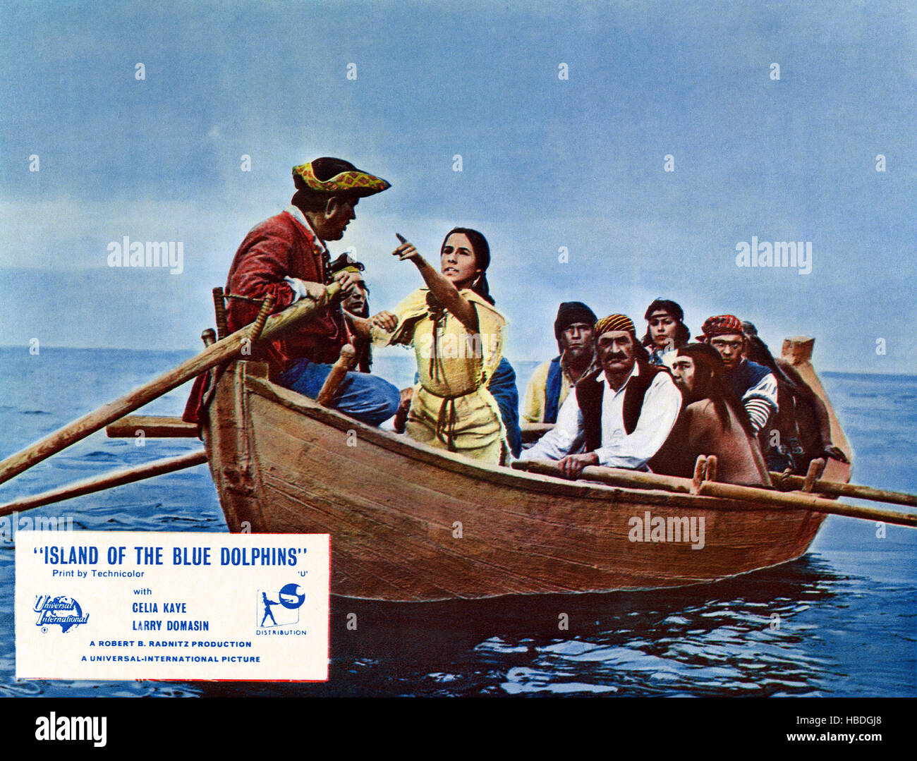 ISLAND OF THE BLUE DOLPHINS, Celia Kaye (pointing), 1964 Stock Photo ...