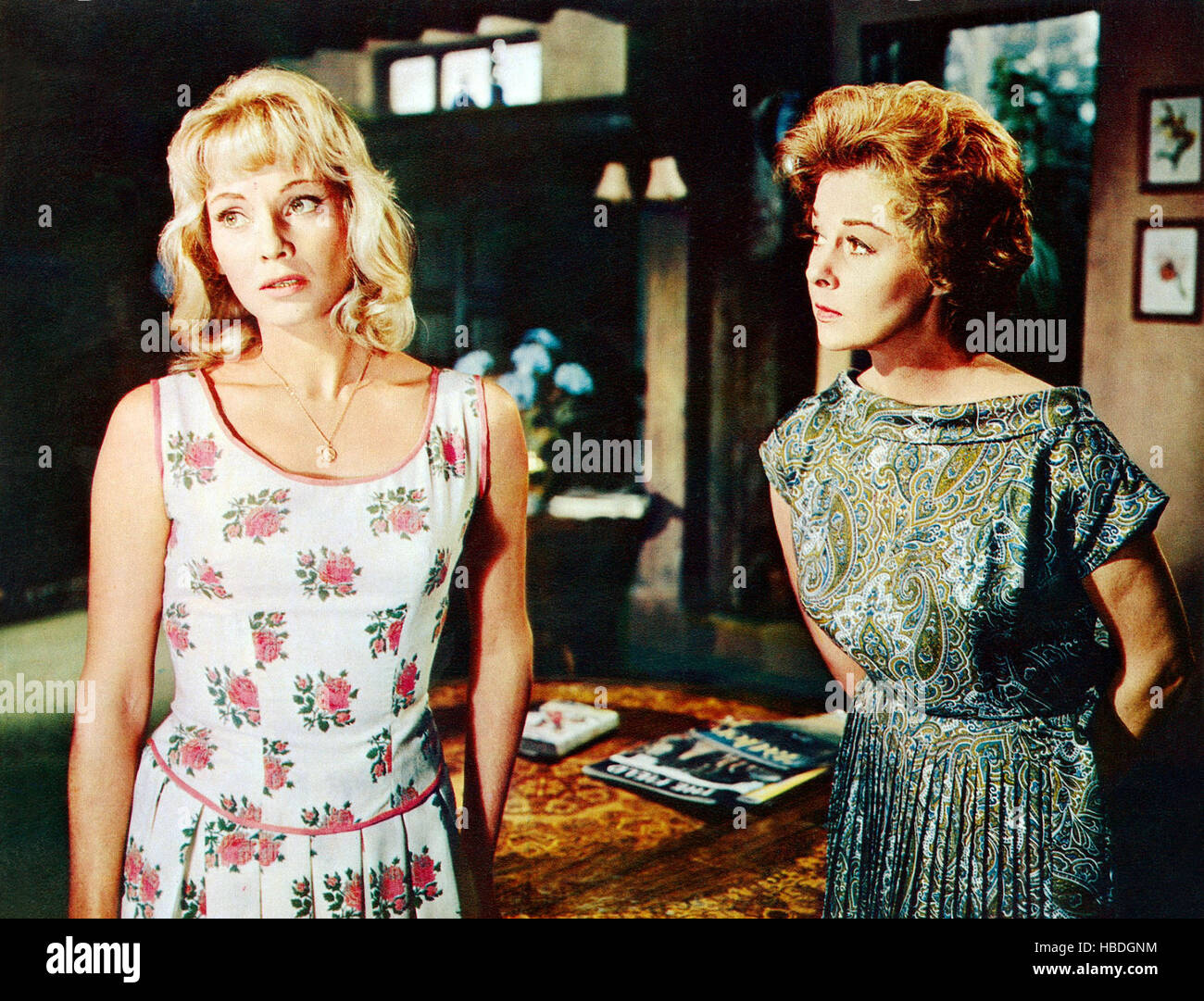 I THANK A FOOL, from left: Diane Cilento, Susan Hayward, 1962 Stock ...