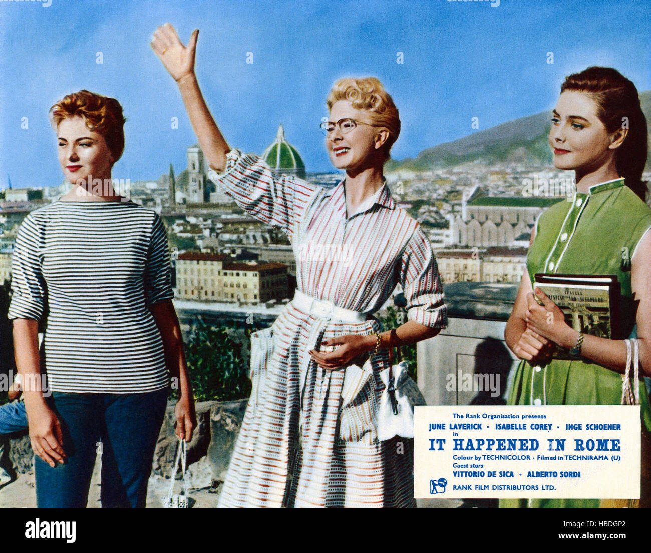 IT HAPPENED IN ROME, from left: Isabelle Corey, June Laverick, Ingeborg ...