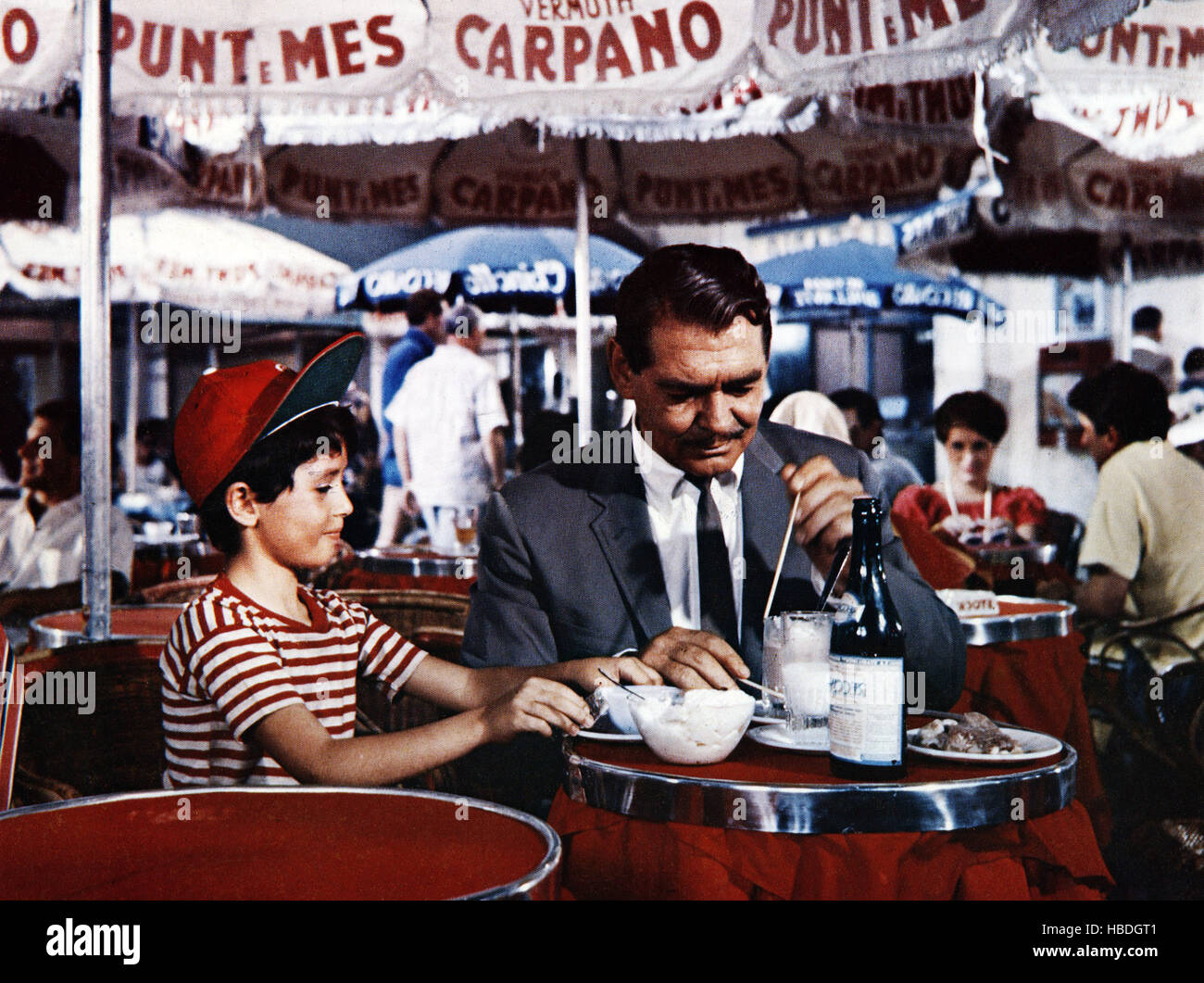 IT STARTED IN NAPLES, from left: Marietto, Clark Gable, 1960 Stock ...