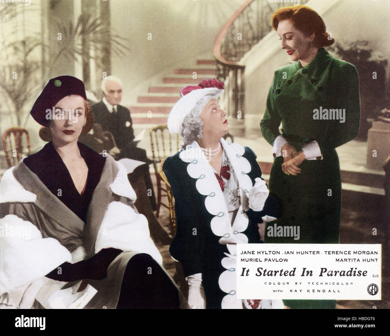 IT STARTED IN PARADISE, from left: Kay Kendall, Joyce Barbour, Jane ...