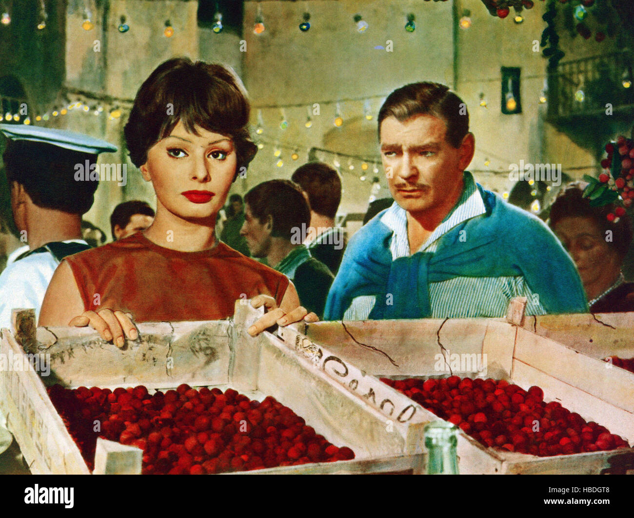 IT STARTED IN NAPLES, from left: Sophia Loren, Clark Gable, 1960 Stock ...